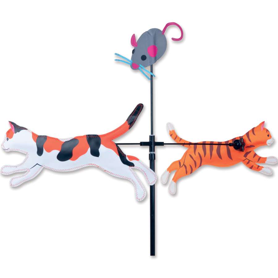 Single Carousel Cat Spinner – 3 Red Rovers