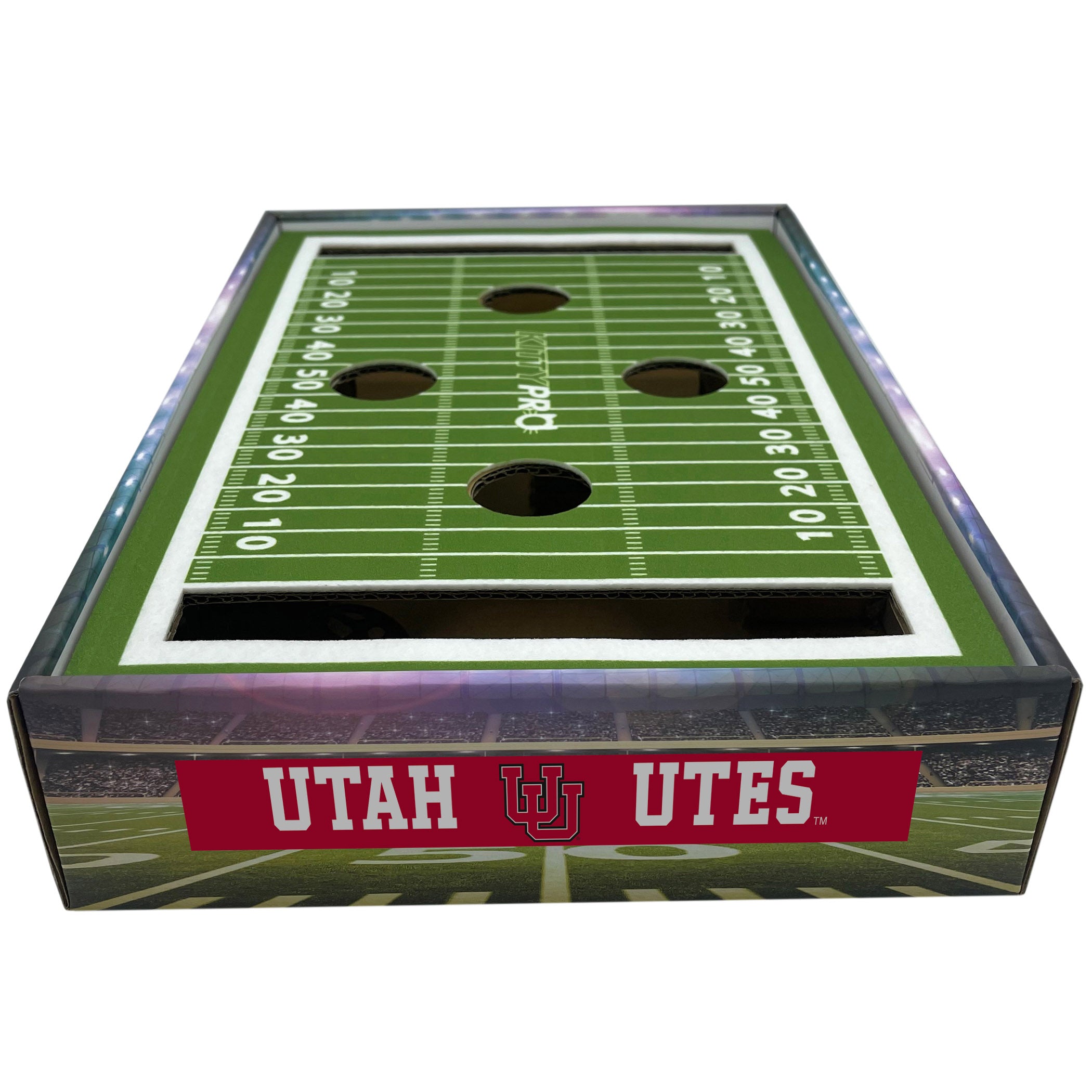 UT Utes Football Stadium Cat Scratcher Toy – 3 Red Rovers