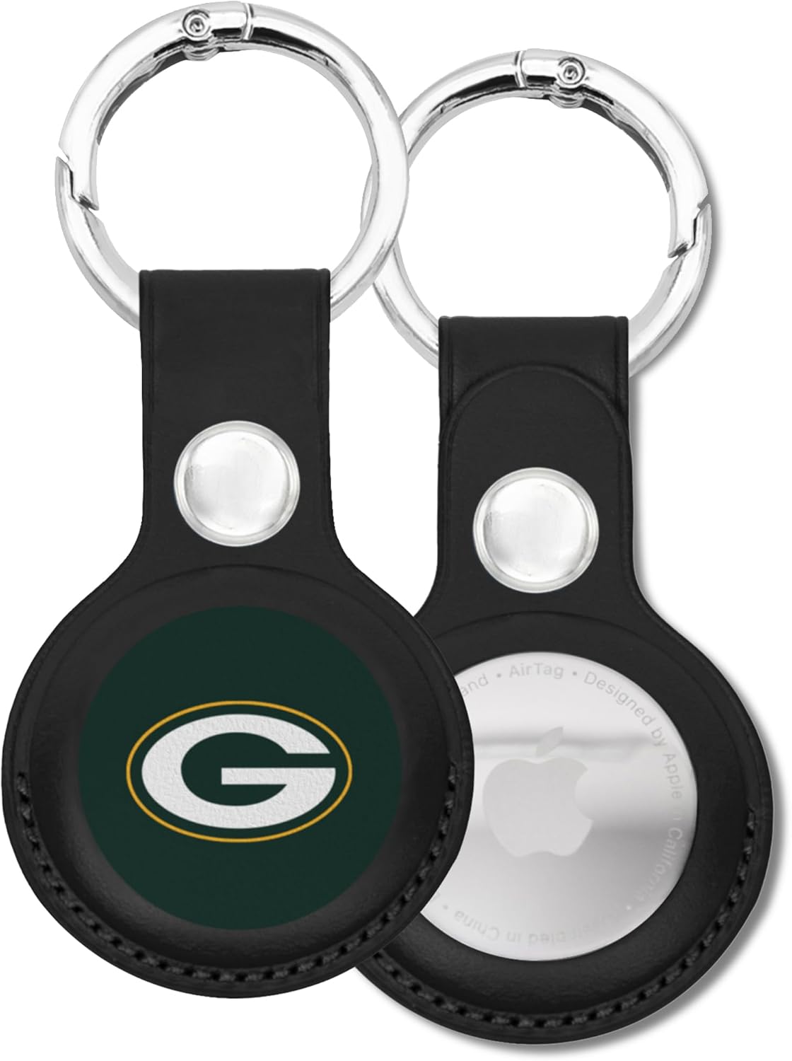Green Bay Packers PVC Air Tag Holder – 3 Red Rovers