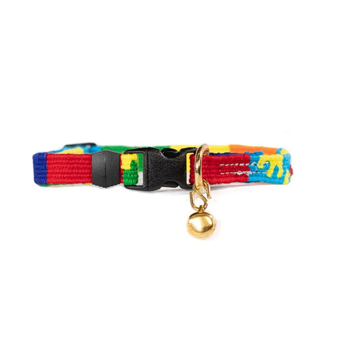 ATWCW Fiesta - Mayan Artisan-Handmade Cat Collars – 3 Red Rovers
