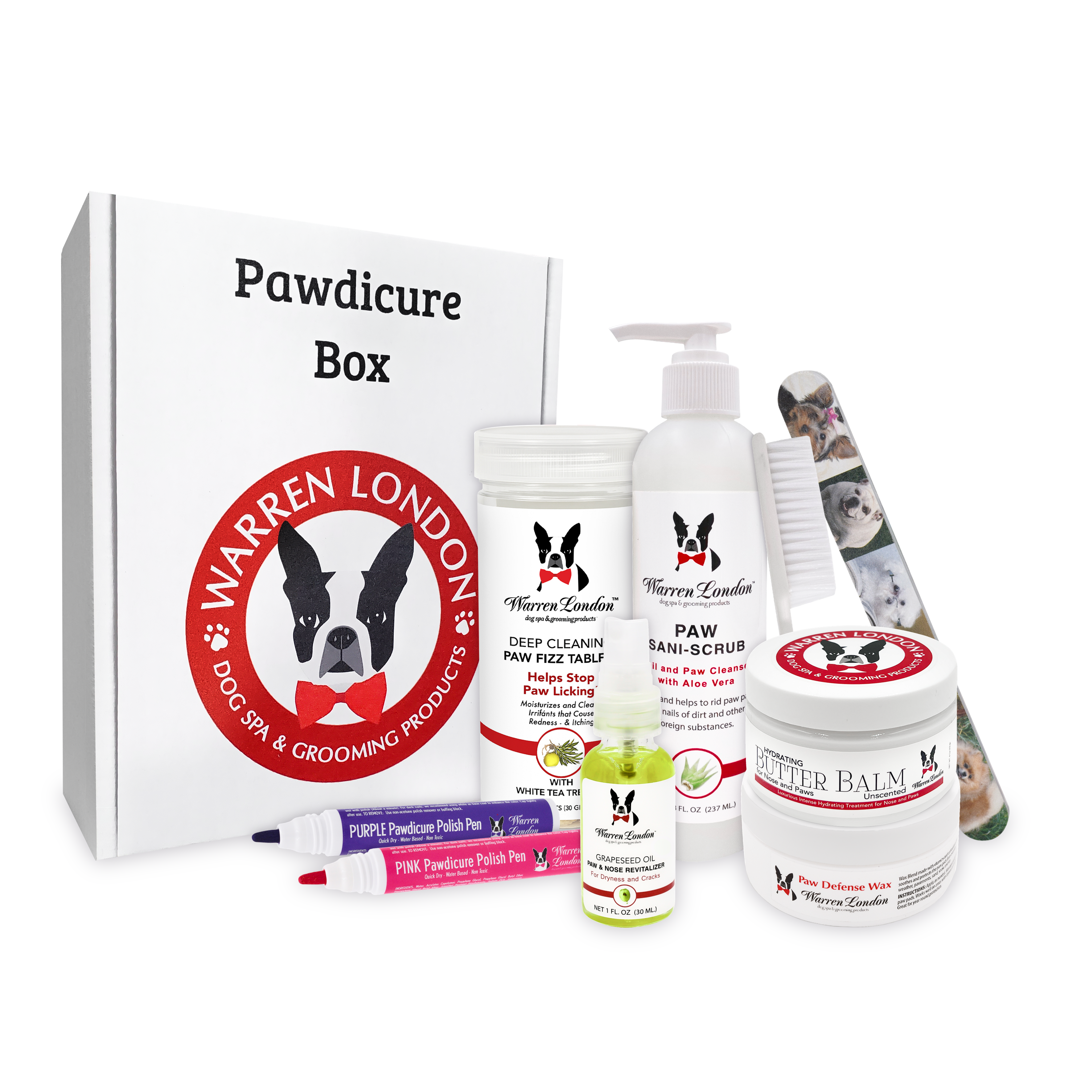 Warren London Pawdicure Box – 3 Red Rovers