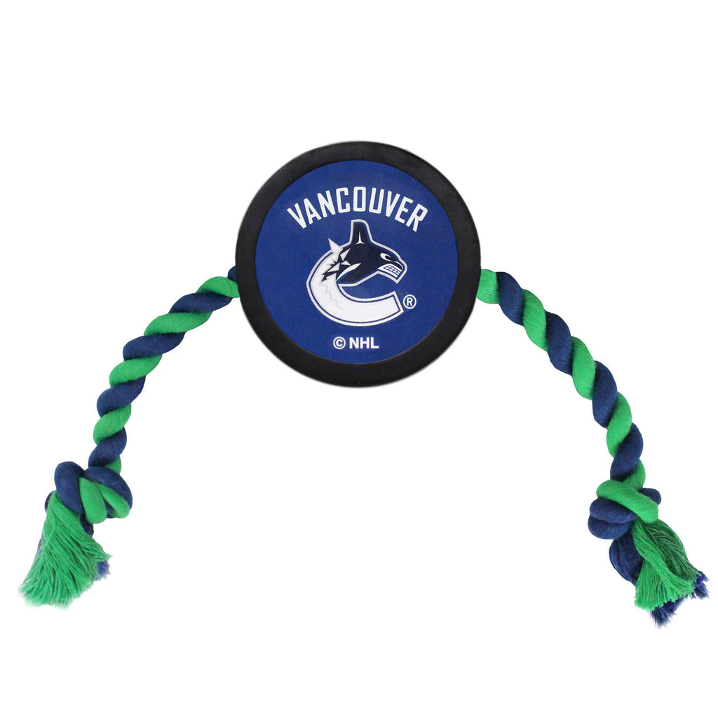 Vancouver Canucks Puck Rope Toys – 3 Red Rovers